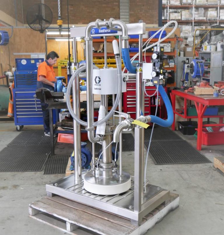 Graco Drum Unloader for Vegemite | Industrial Pumps